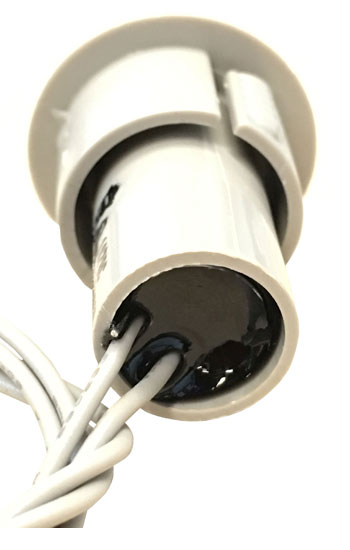 GE Security 1078C-G Recessed Magnetic Steel Door Contact w/ Wire Leads ...
