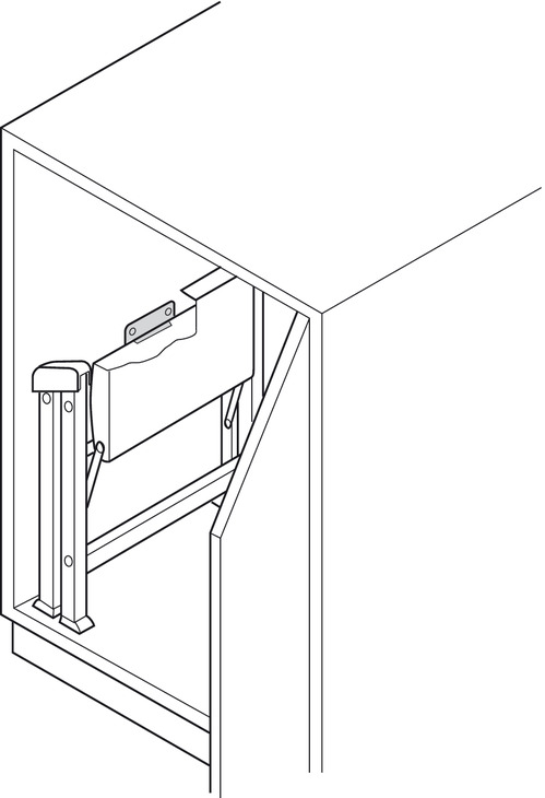 Hafele 505.04.310 Step Stool, Hailo Stepfix, Steel/Plastic Powder ...