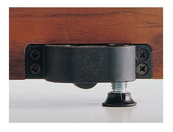 Hafele 651.00.300 Leveler & Caster Combination, Steel, 120kg Load ...