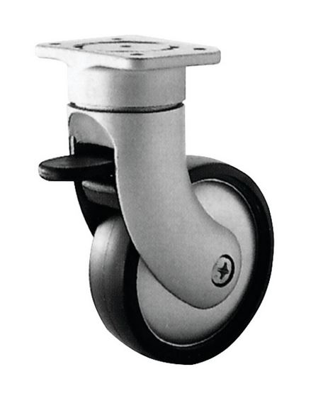 Hafele 663.22.211 Caster, M10 Stem, 110 lbs Load-Bearing Capacity, 75mm ...