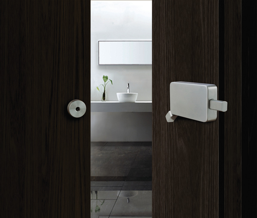 Hafele 911.27.161 BL210 Privacy Lock, For Sliding Barn Door, With ADA ...
