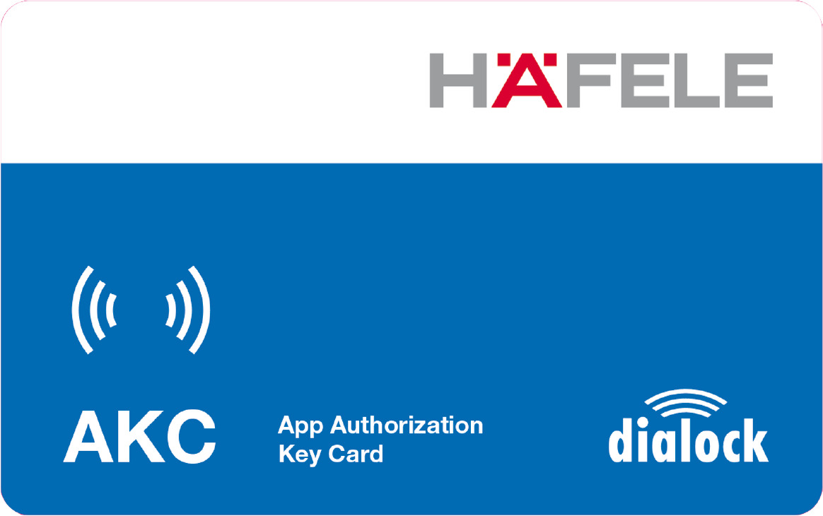 Hafele 917.64.980 App Authorization Key Card, Licence