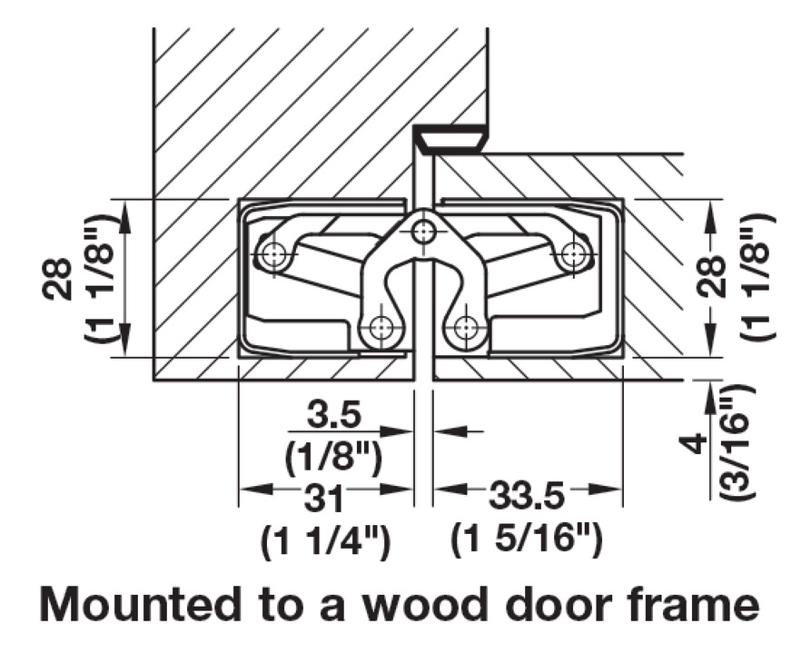 Hafele 924.17.174 Concealed Hinge, TECTUS TE 340 3D, 3D Adjustable, 160 ...