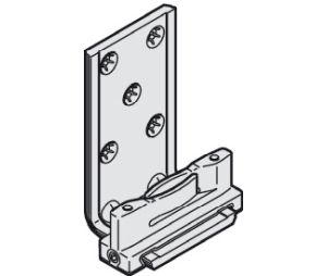 Hafele 940.40.070 Floor Guide, Hawa-Confort 120, Telescopic, Plastic