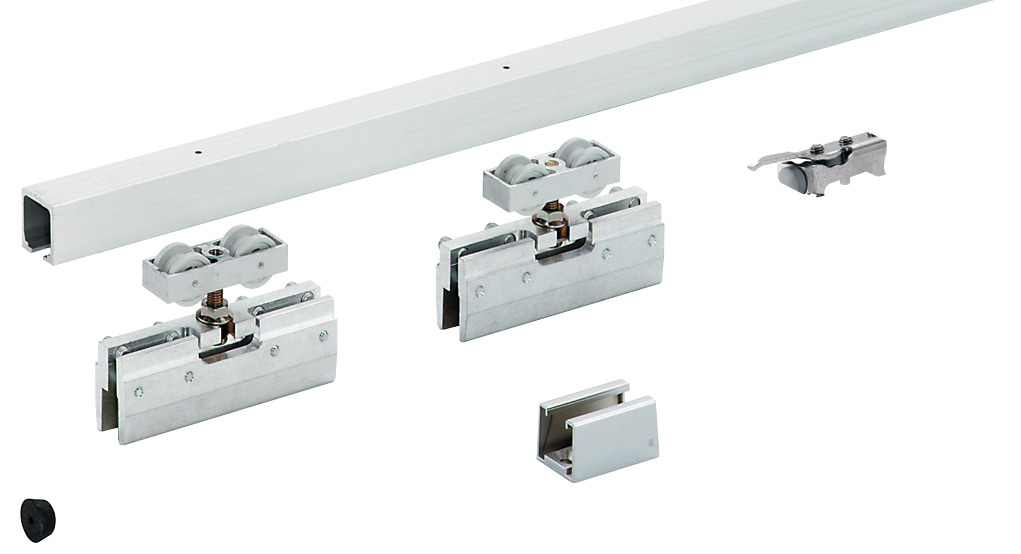 Hafele 940.41.010 Sliding Door Hardware, Hawa Junior 40/GS, Top Hung ...