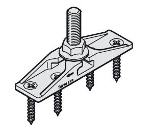 Hafele 940.80.022 Two-way Suspension Plate, M10 Bolt and Mounting ...