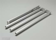 Hafele 510.54.232 Chrome-Plated 3 Rail Towel Rack