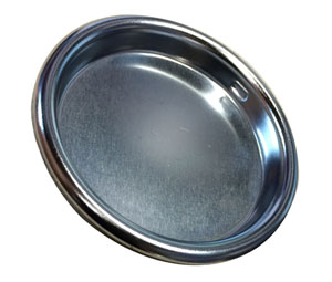 Hager 2630 - US26D Satin Chrome Round Flush Pull