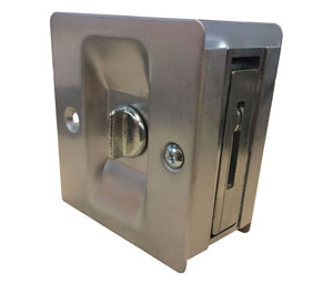 Hager 330M US26D Satin Chrome Privacy Pocket Door Latch