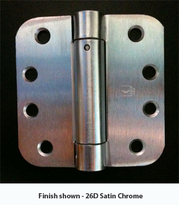 Hager 1259 4x4in Reverse Single Acting Spring Hinge-Full Mortise ...