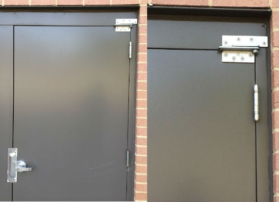 Hager 253 Non-Handed 4.5in Reinforcing Anchor Pivot-Full Surface-Heavy ...