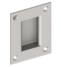 Hager 26N US32D Satin Stainless Steel Security Finger Door Pull