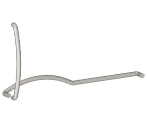 Hager 970P US10 Satin Bronze Round Push and Pull Bar Set