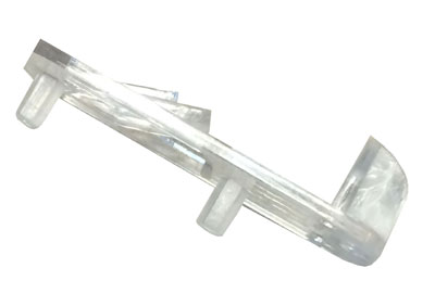 Hardware Concepts PL5030-095 5mm Bore Clear Plastic Double Pins Locking ...