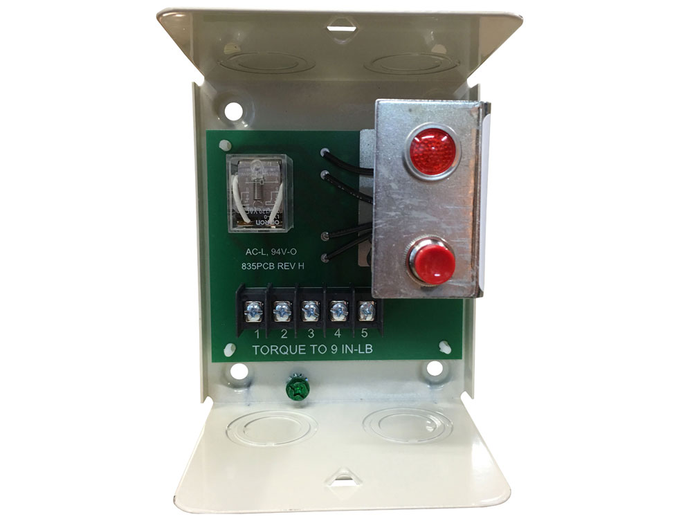 Heiser 835 Reset Relay - Fire System Electric Gas Valve Reset - 120 VAC