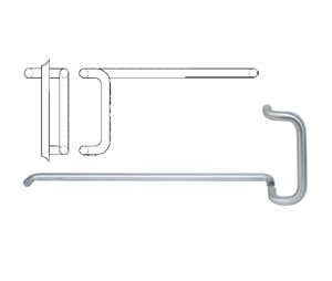 Hiawatha 658AX1081LBP33-US32D Push Pull Set with 10" Offset Pull Bar ...