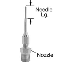 Industrial Hardware 126790 3-1/16" Long Nozzle with 0.050" OD Straight ...
