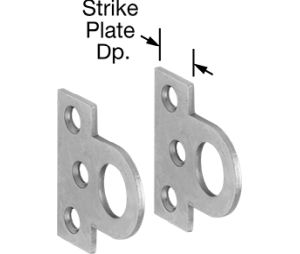 Industrial Hardware 20680 304 Stainless Steel Edge-Mount Padlockable Eye