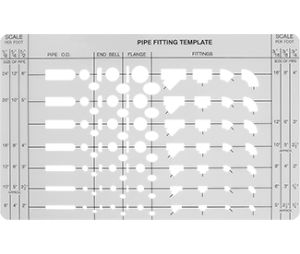 Industrial Hardware 124994 Specialty Drafting Template