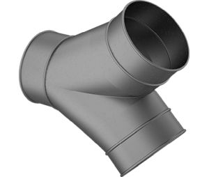 Industrial Hardware 146461 Trade Size 8 Galvanized Steel 90 Degree Wye ...