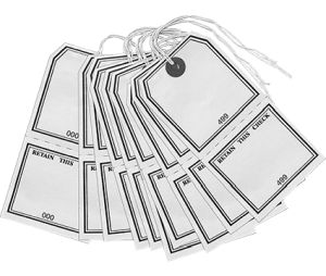 Industrial Hardware 110532 Tear-Off Matching Cardstock Tags Number 000-499