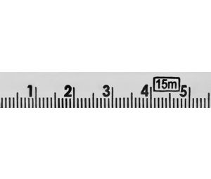 Industrial Hardware 139415 Adhesive-Back Ruler Reads Left to Right ...