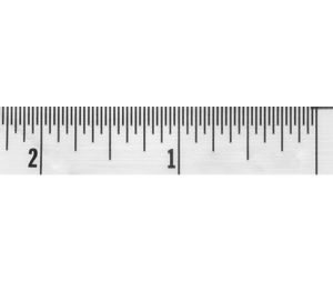 Industrial Hardware 11926 Adhesive-Back Rulers, Right to Left Reading ...