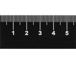 Industrial Hardware 127908 Easy-to-Read High-Contrast Rulers, Left to ...