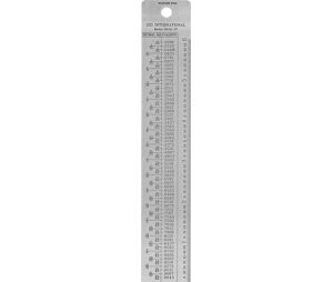 Industrial Hardware 79837 Tap and Drill Reference Ruler
