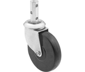 Industrial Hardware 113975 Stem Casters with Mounting Holes, Swivel ...