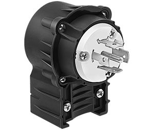 Industrial Hardware 75392 Turn-Lock Connector Grounded Five-Blade 90 ...