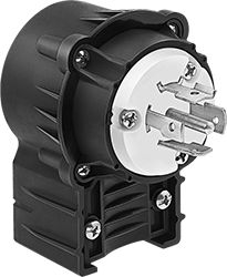 Industrial Hardware 75392 Turn-Lock Connector Grounded Five-Blade 90 ...