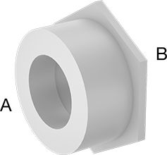 Industrial Hardware 37459 Aboveground PVC Fitting for Drain Waste&Vent ...