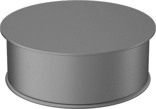 Industrial Hardware 82990 Trade Size 10 304 Stainless Steel End Cap for ...