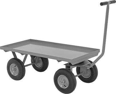 Industrial Hardware 133543 Steel Wagon 3000 lbs. Capacity 48" x 30" x ...