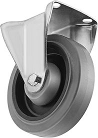 Industrial Hardware 23932 Easy-Roll Casters with Rubber Wheels, Blue ...