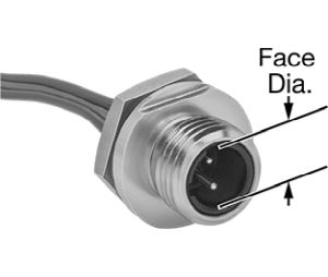 Industrial Hardware 155328 Harsh Environment M12 Signal/Power Connector ...