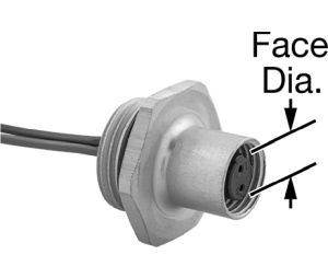 Industrial Hardware 156774 Harsh Environment M12 Signal/Power Connector ...