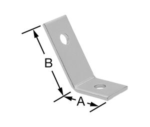 Industrial Hardware 102213 Corner Strut Channel Brackets, Outside-Angle ...