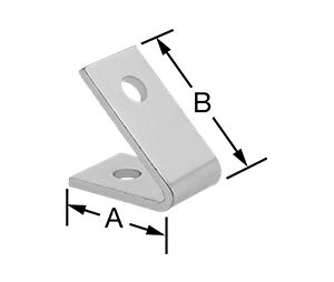 Industrial Hardware 10491 Corner Strut Channel Brackets, Inside-Angle ...