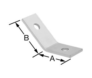 Industrial Hardware 68284 Strut Channel Bracket Outside-Angle 45 Degree ...