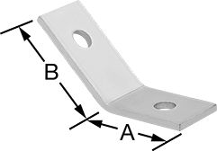 Industrial Hardware 68284 Strut Channel Bracket Outside-Angle 45 Degree ...