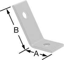 Industrial Hardware 24975 Strut Channel Bracket Outside-Angle 60 Degree ...