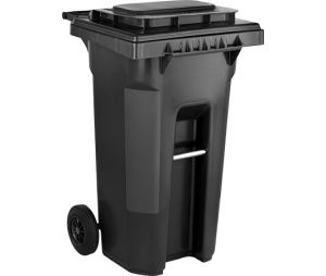 Industrial Hardware 69326 Mobile Waste Container Rectangular Flip Up ...