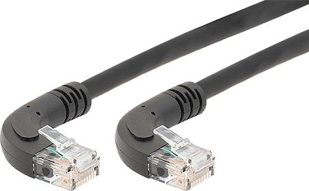 Industrial Hardware 18530 Ethernet Cords, 90 Degree Elbow Plugs ...