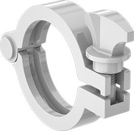 Industrial Hardware 59158 Nylon Sanitary Quick-Clamp with Wing Nut 2" Tube