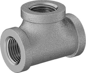 Industrial Hardware 70375 Low-Pressure Brass Threaded Pipe Fitting Tee ...