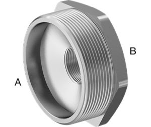 Industrial Hardware 49616 304 Stainless Steel Threaded Pipe Fitting Low ...