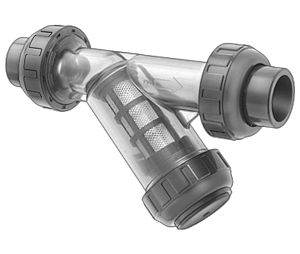Industrial Hardware 112380 PVC Y-Strainers, 1/2 NPT x 1/2 Socket ...