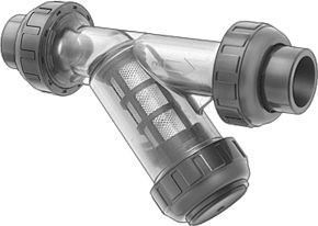 Industrial Hardware 112380 PVC Y-Strainers, 1/2 NPT x 1/2 Socket ...